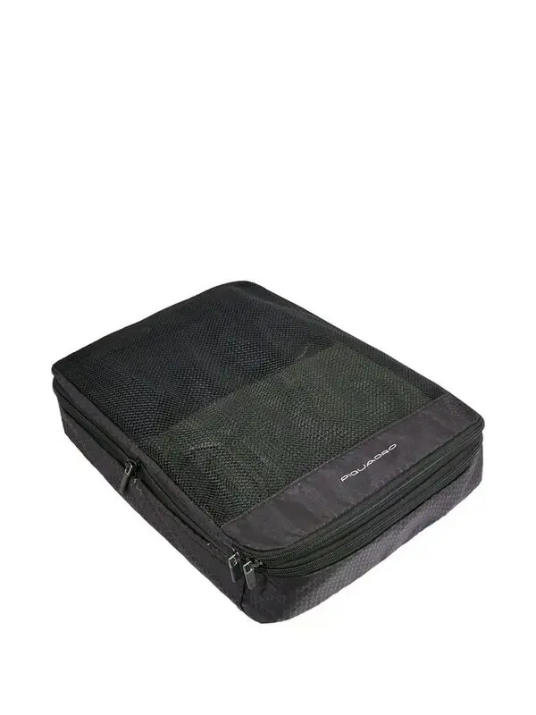 PIQUADRO Expandable Mesh-panel Suitcase Organizer - Black
