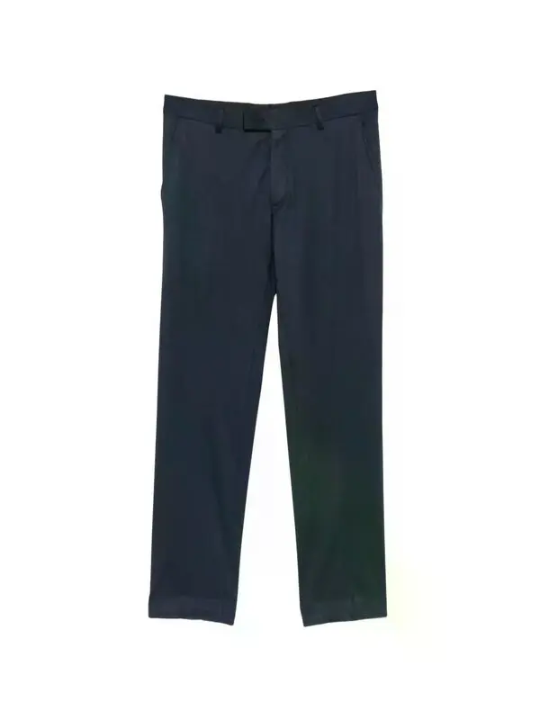 Karl Lagerfeld Tailored Logo Patch Trousers - Blue