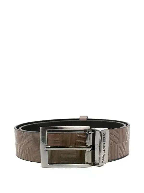 Karl Lagerfeld Check-pattern Belt