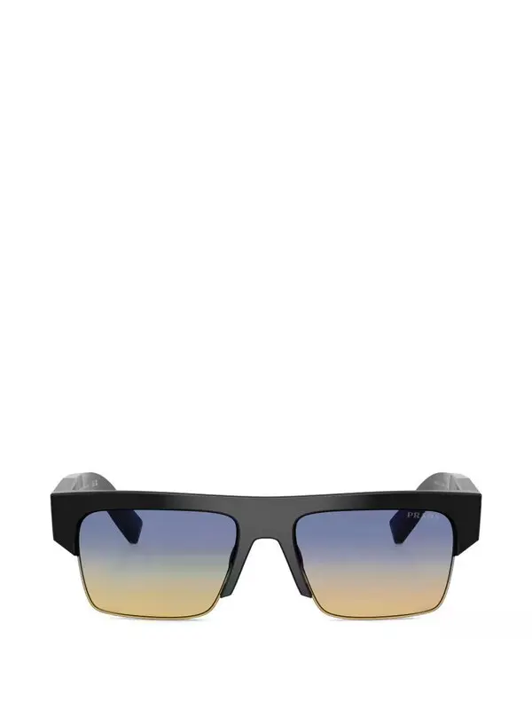 Prada Square-frame Gradient Sunglasses - Black