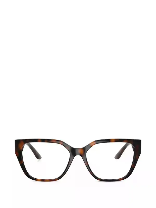 Versace Greca Maxi Cat-eye Glasses - Brown