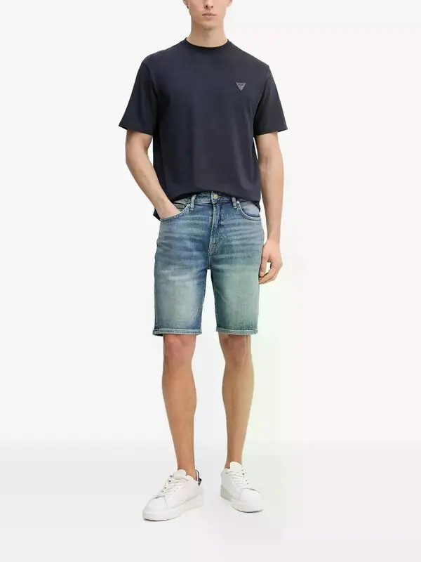 Guess Faded-effect Denim Shorts