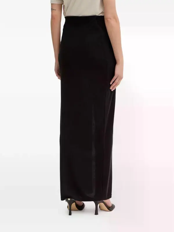 Guess Ruched Front Slit Skirt