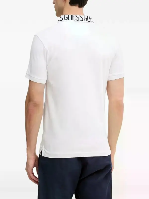 Guess Logo-collar Polo Shirt