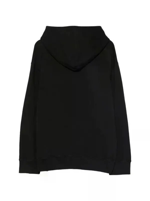 MAISON MARGIELA Logo Patch Hoodie - Black