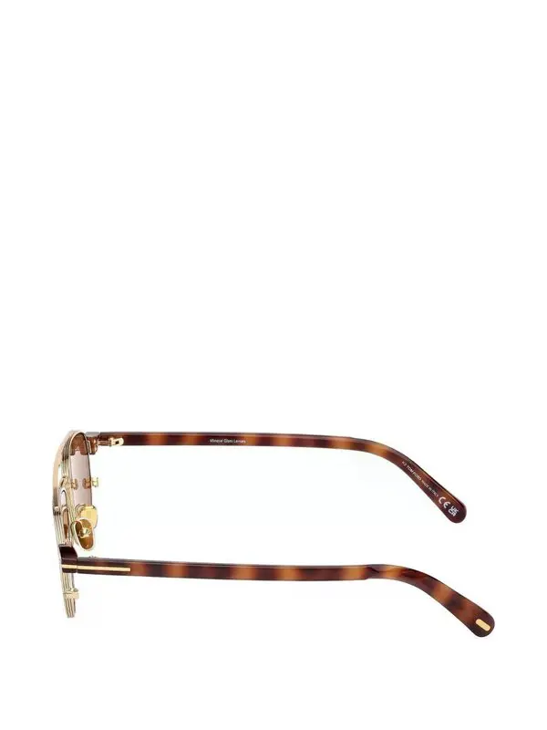 TOM FORD Double-bridge Pilot Sunglasses