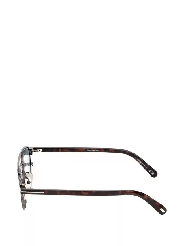 TOM FORD Double-bridge Pilot Frame Sunglasses