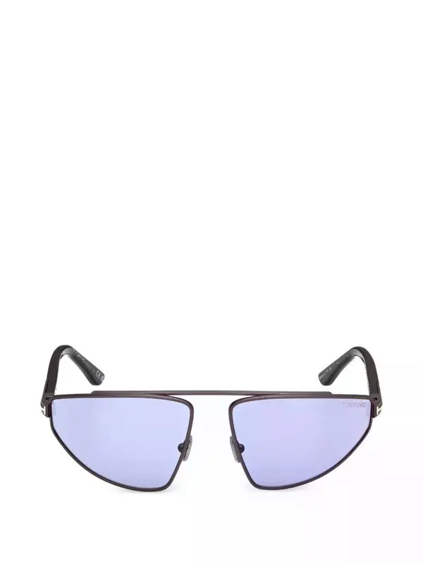 TOM FORD Geometric Frame Sunglasses - Grey