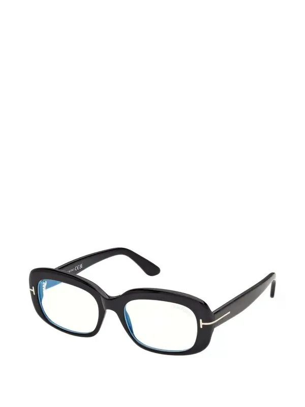 TOM FORD T-logo Rectangle-frame Glasses