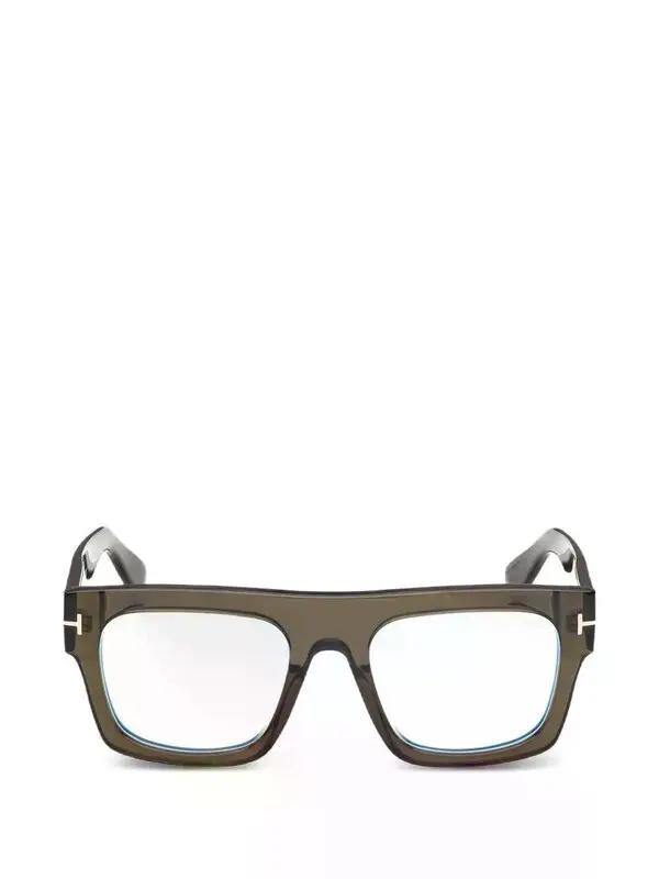 TOM FORD Square-frame Glasses - Brown