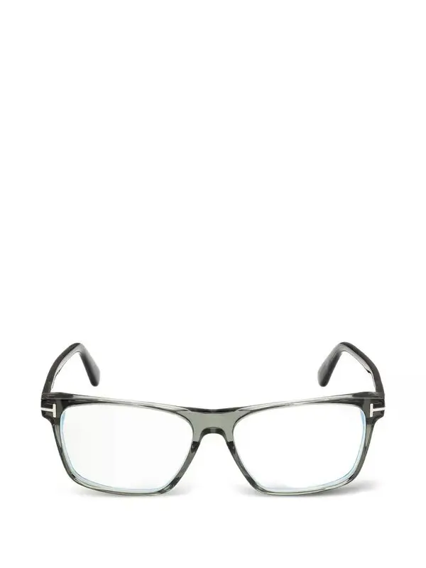 TOM FORD T-logo Rectangle-frame Glasses
