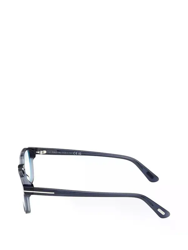 TOM FORD T-logo Round-frame Glasses