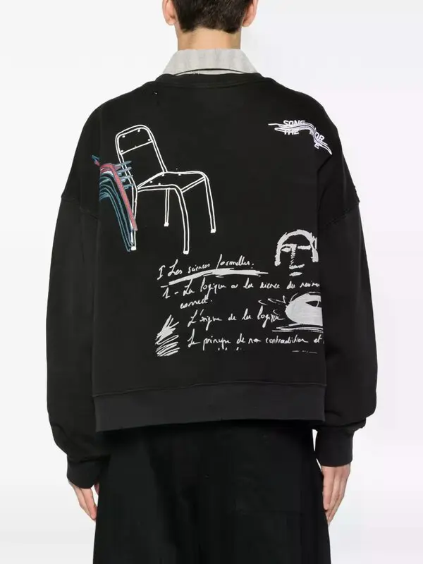 SONG FOR THE MUTE Graphic Print Sweatshirt