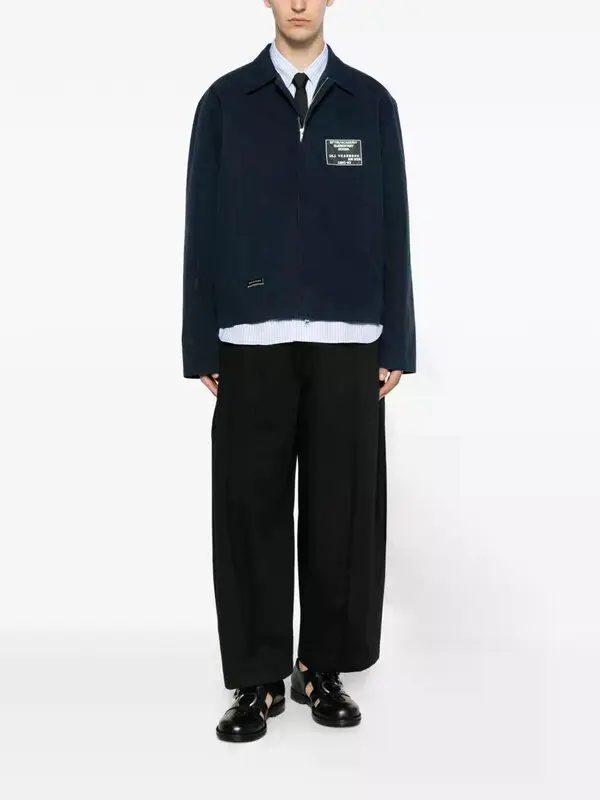 SONG FOR THE MUTE Logo Patch Zip-up Jacket
