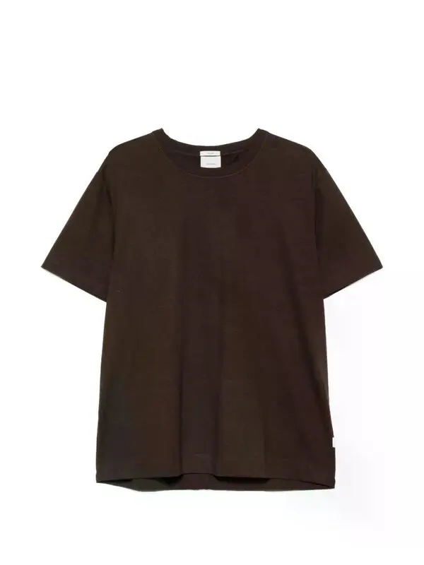 Calvin Klein Crew-neck Short-sleeve T-shirt - Brown