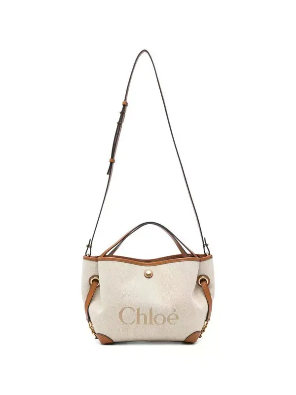 Chloé Small Double Carry Tote Bag - Neutrals