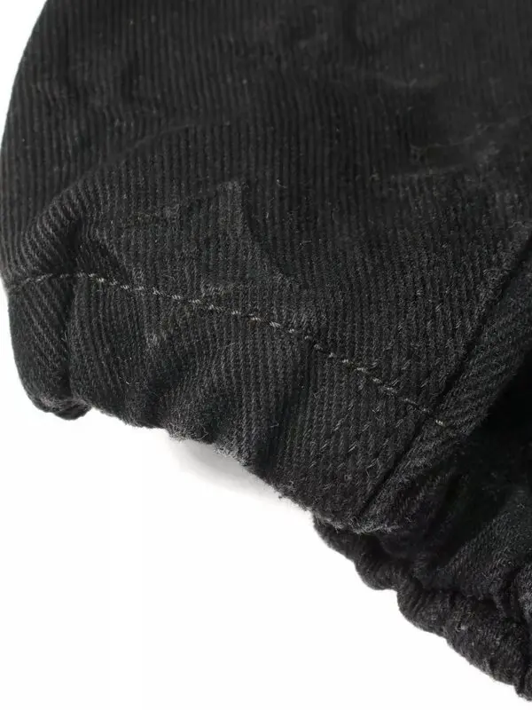LOUIS VUITTON Monogram Embossed Denim Jacket
