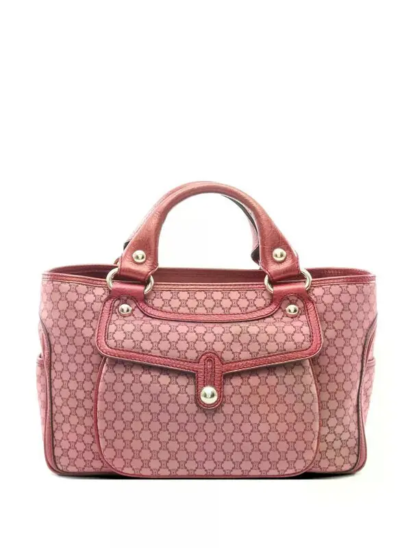 Celine Macadam Canvas Handbag