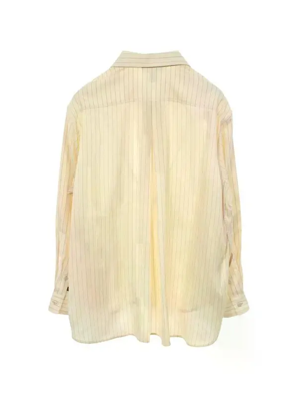 LOUIS VUITTON Striped Zip-up Shirt