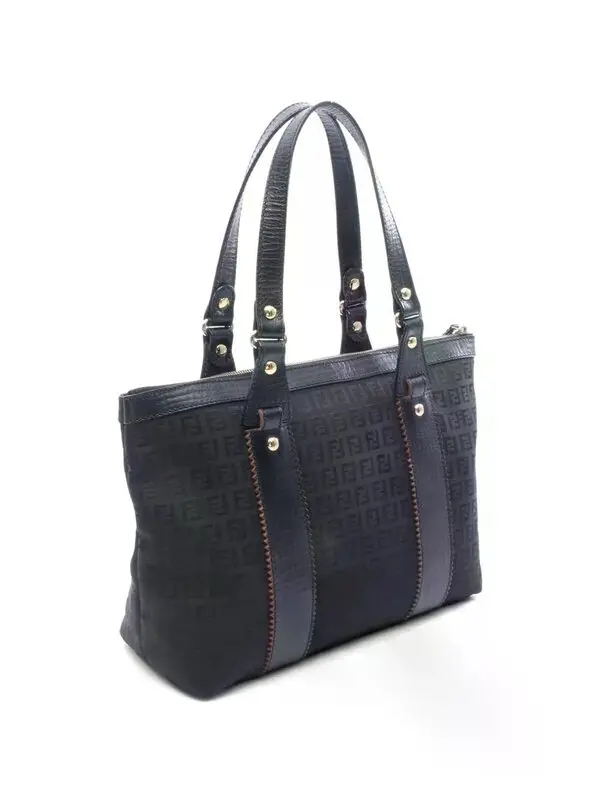 Fendi 2000s Zucchino Tote Bag - Black