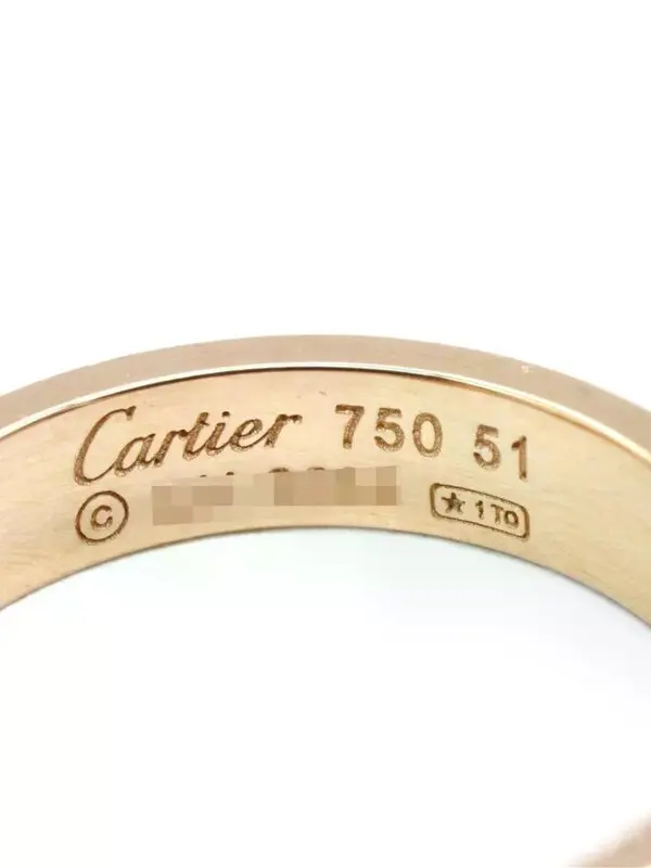 Cartier 18k Rose Gold Happy Birthday Ring