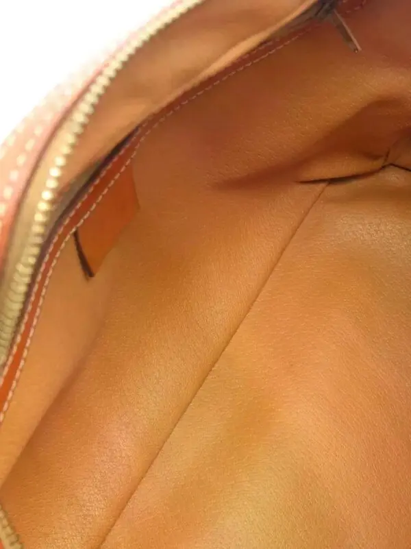 Celine Macadam Leather-trim Handbag