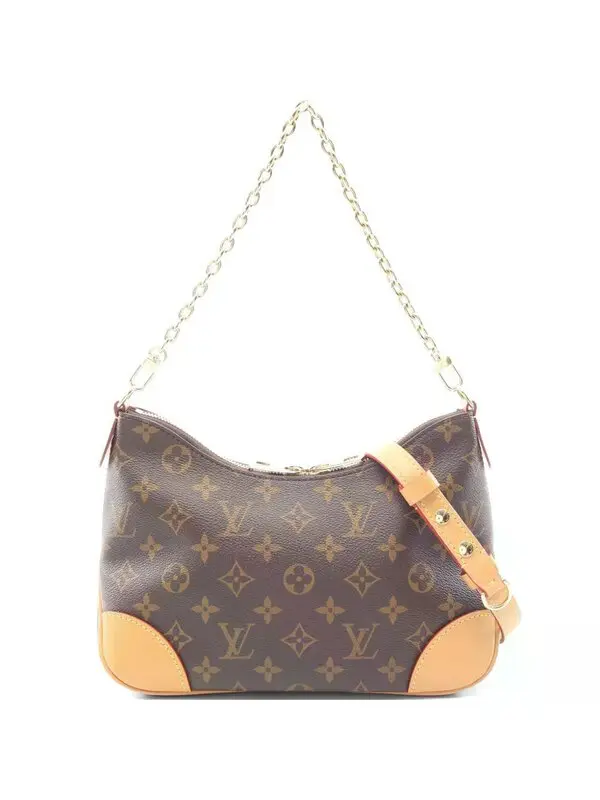 LOUIS VUITTON 2021 Boulogne Nm Monogram Shoulder Bag - Brown
