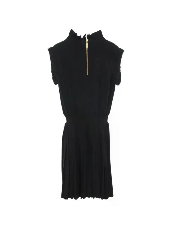 LOUIS VUITTON Pleated Knit Dress