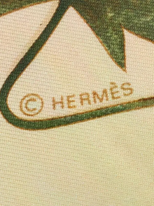 Hermès 2010s Carré 90 A Walk In The Park Scarf - Neutrals