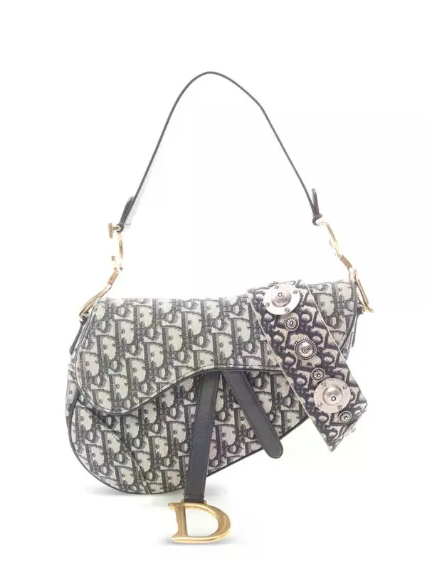 Dior Oblique Saddle Two-way Handbag