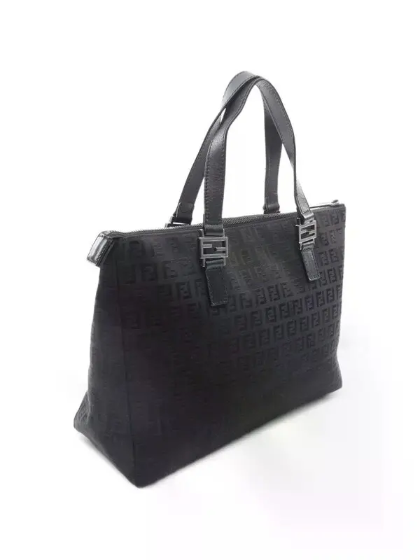 Fendi Zucchino Ff-logo Tote Bag