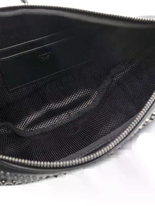 Mcm Studded Leather Belt Bag