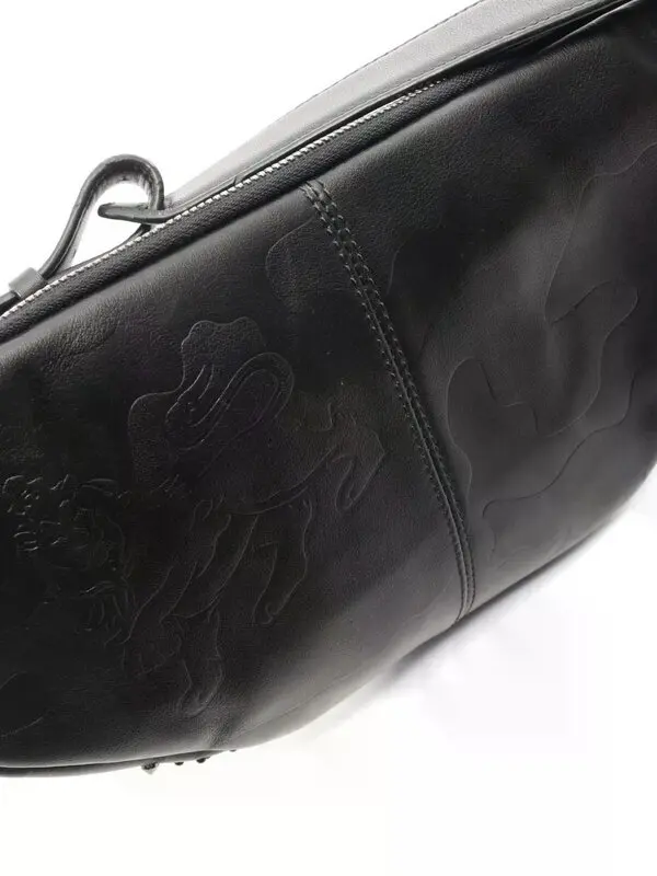 Mcm Studded Leather Belt Bag