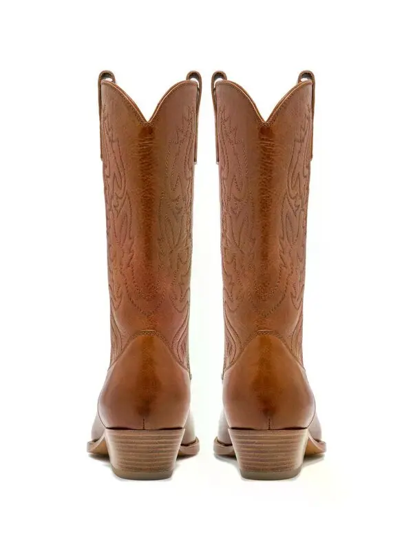 BUTTERO® Embroidered Leather Boots