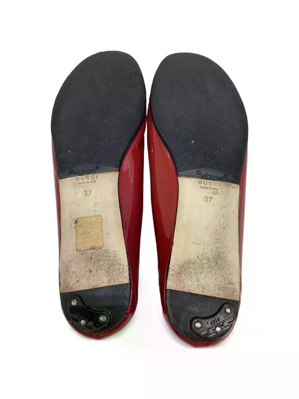 Gucci Studded Gg Ballet Flats