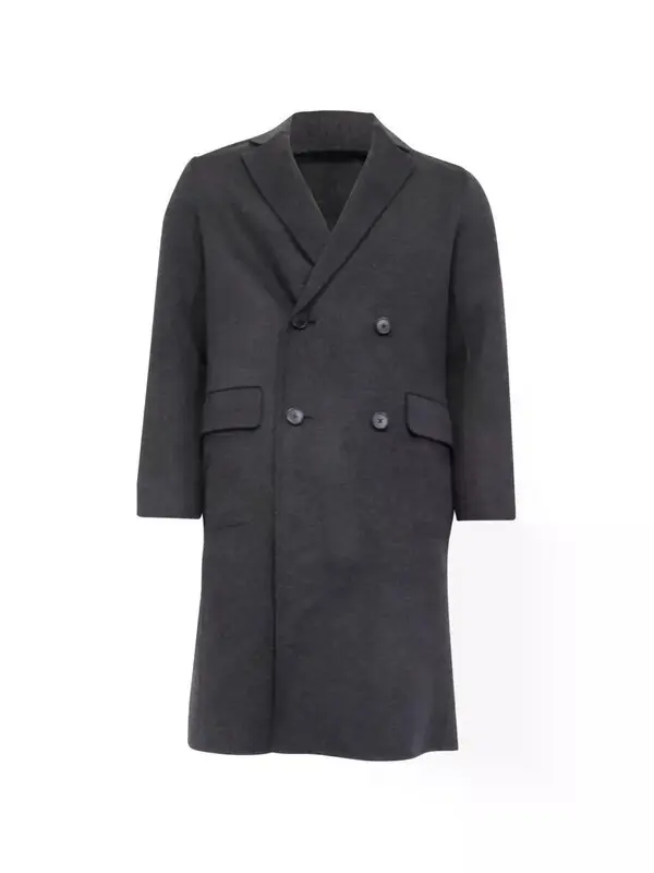 Theory Double-breasted Coat - Grey