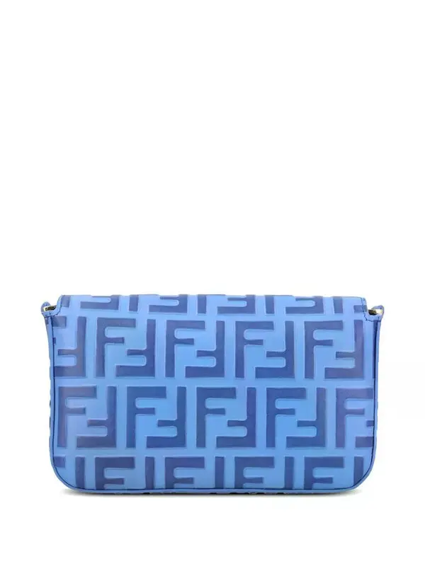 Fendi Ff Diamonds Embossed Chain Wallet
