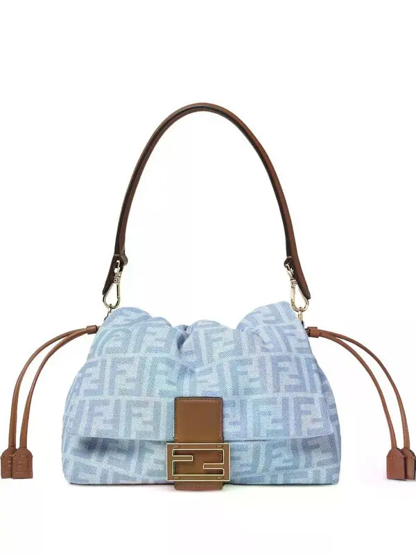 Fendi Baguette® Soft Medium Light Ff Denim Bag