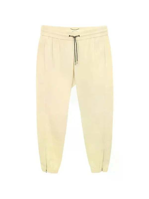 Saint Laurent 2000s Lamb Leather Track Pants