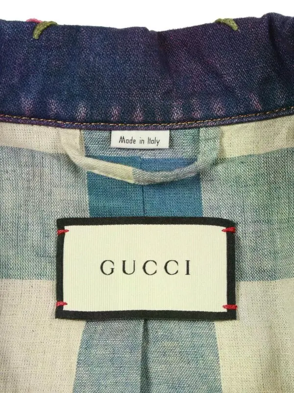 Gucci Embellished Studded Denim Jacket