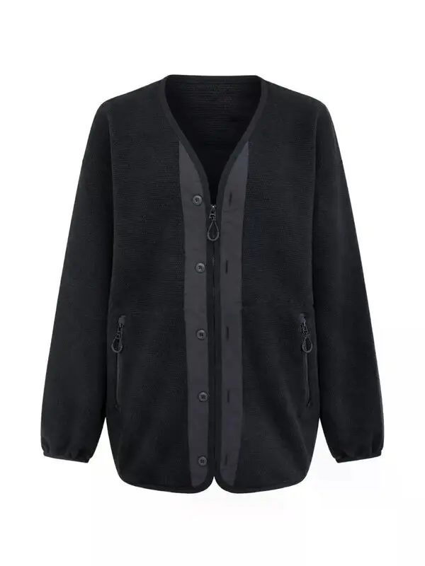 Comme Des Garçons Zip-up Cardigan - Black