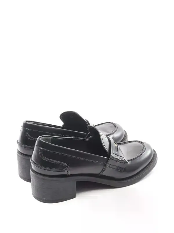 Miu Miu Brushed Leather Loafers