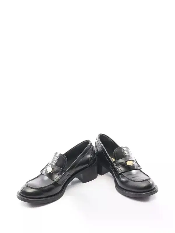 Miu Miu Brushed Leather Loafers