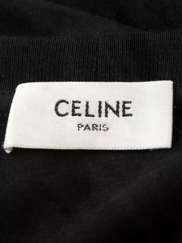 Celine 2010s Gothic-logo T-shirt