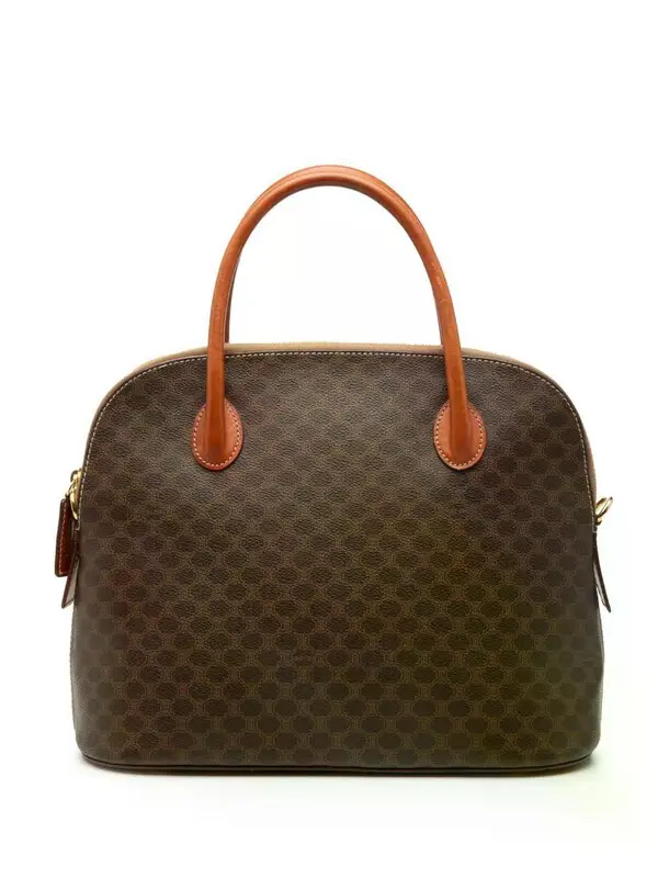 Celine Macadam Coated Canvas Dome Handbag