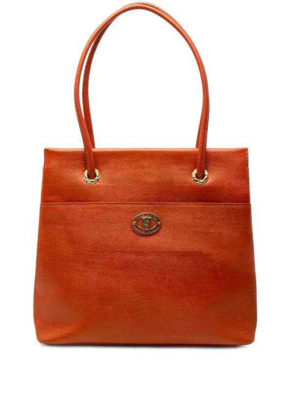 Burberry 20th Century Leather Tote Bag