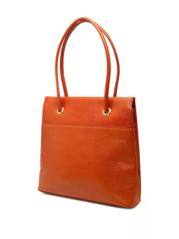 Burberry 20th Century Leather Tote Bag