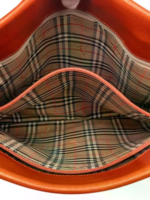 Burberry 20th Century Leather Tote Bag