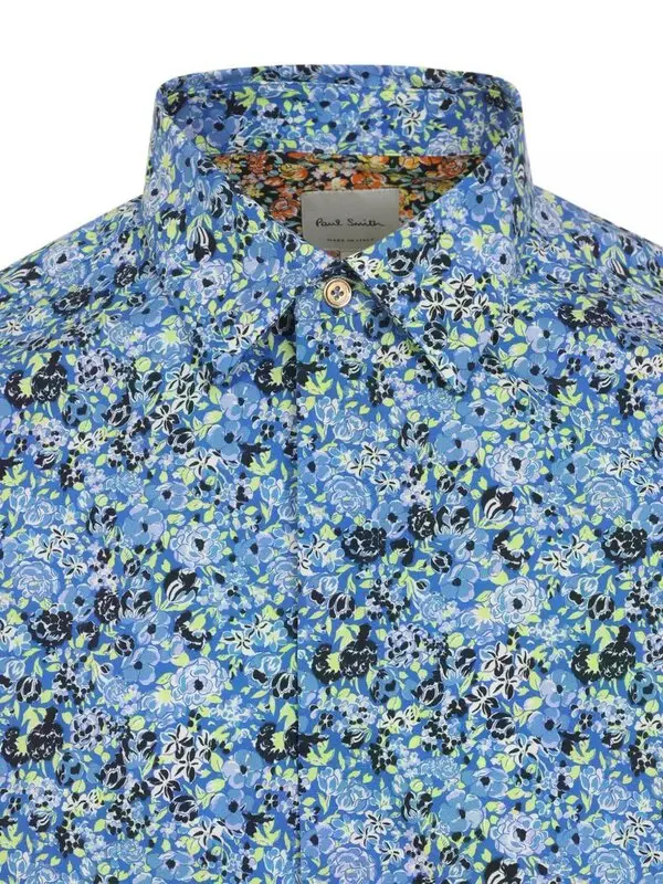 Paul Smith Floral-print Long-sleeve Shirt