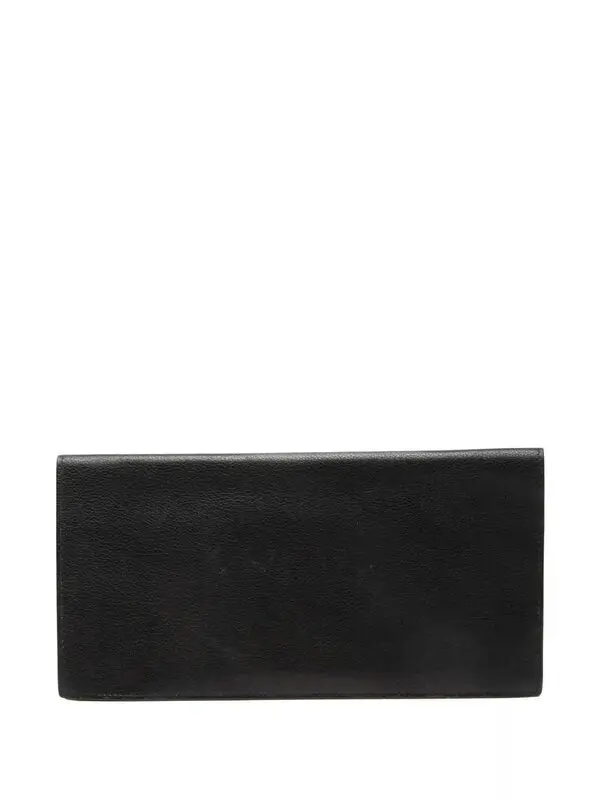 Hermès 2004 Leather Bifold Holder Passport Cover - Black